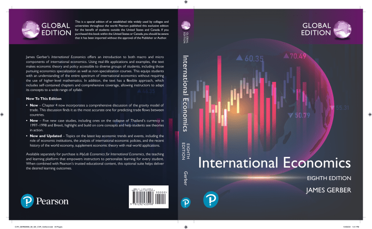 International Economics 8th Edition Textbook