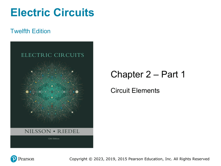 Electric Circuits Chapter 2: Circuit Elements
