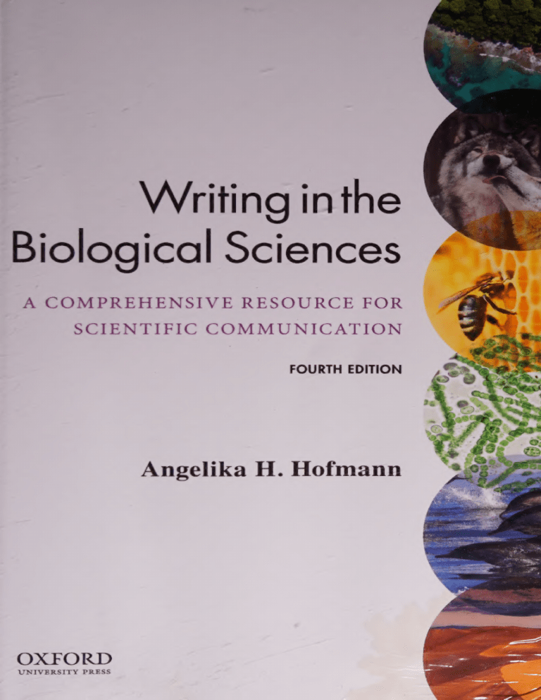Writing in the Biological Sciences: A Comprehensive Resource for ...